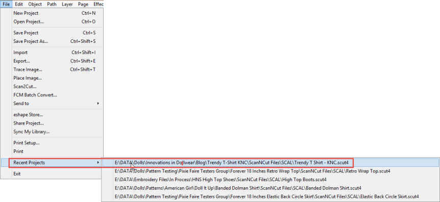 Trace Method Step 3 – Trace Images To Cut Lines – Innovations In Dollwear